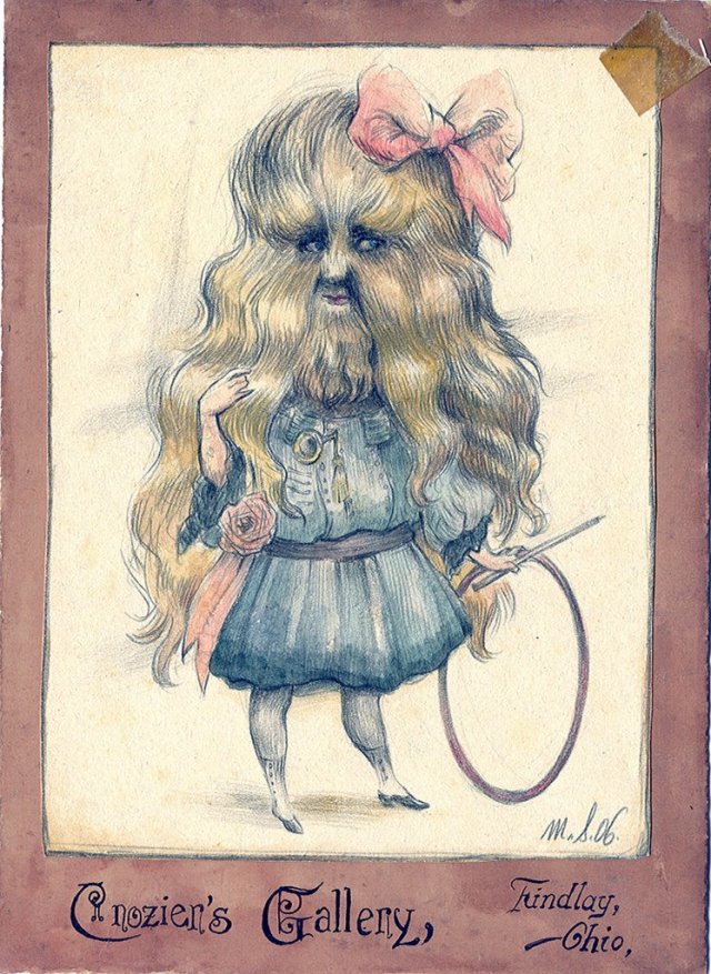 The Minnesota Woolly Girl – Alice Doherty | SIDESHOW FREAKS